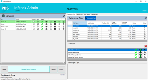 Instock Console – Download | Purpose Built Software